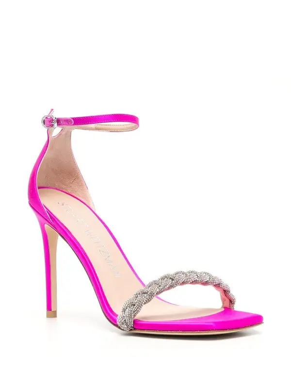 STUART WEITZMAN 107mm Crystal-embellished Sandals