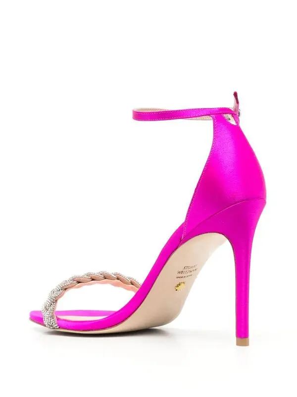 STUART WEITZMAN 107mm Crystal-embellished Sandals