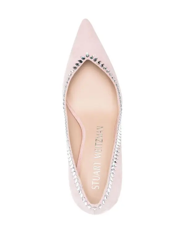 STUART WEITZMAN 70mm Crystal-embellished Pumps