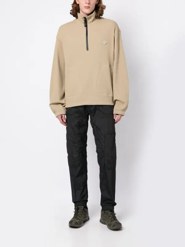 SPOONYARD Waffle-effect Polo-shirt - Brown