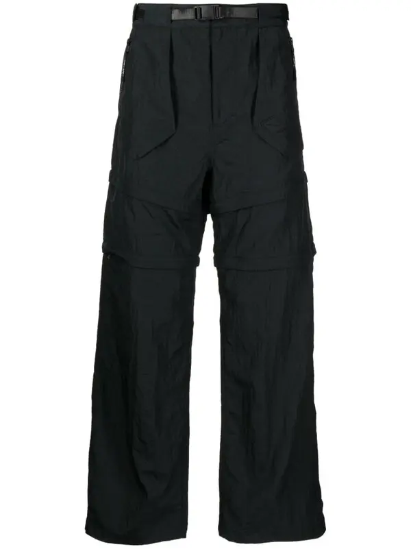 SPOONYARD Straight-leg Detachable Trousers - Black