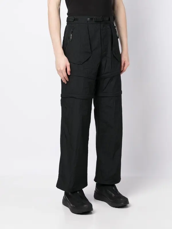 SPOONYARD Straight-leg Detachable Trousers - Black