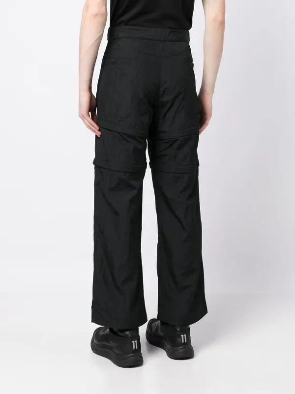 SPOONYARD Straight-leg Detachable Trousers - Black