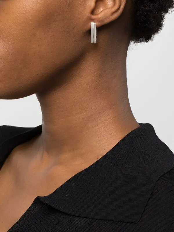 Tom Wood Step Hoop Earrings
