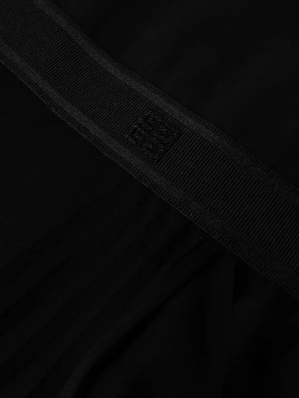 Givenchy Asymmetric Pleated Midi Dress