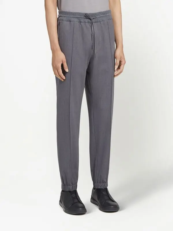 Zegna High Performance™ Wool Joggers - Grey