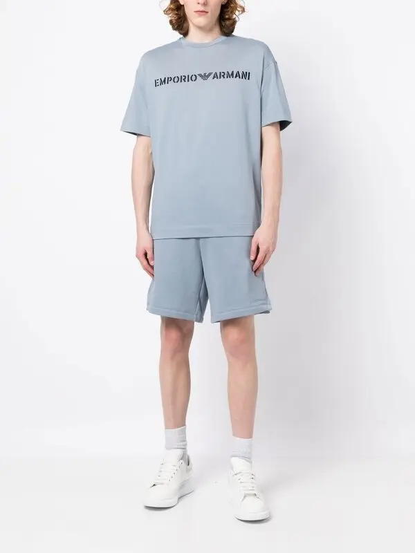Emporio Armani Elasticated-waist Bermuda Shorts