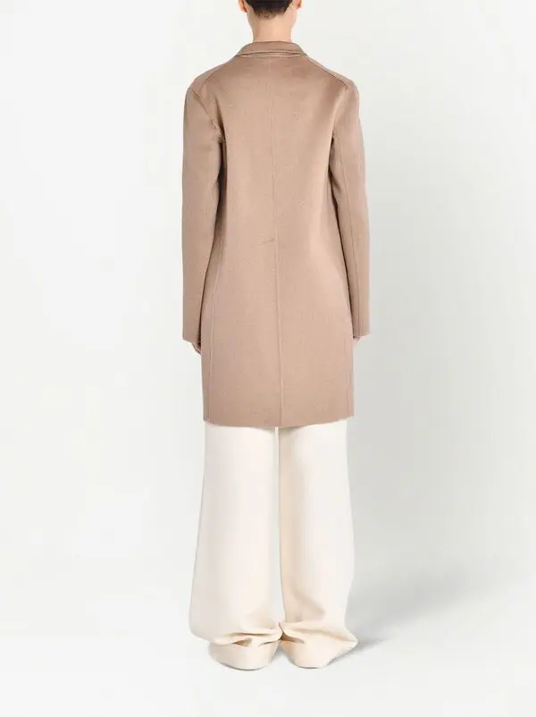Adam Lippes Gina Open-front Cashmere Coat - Brown