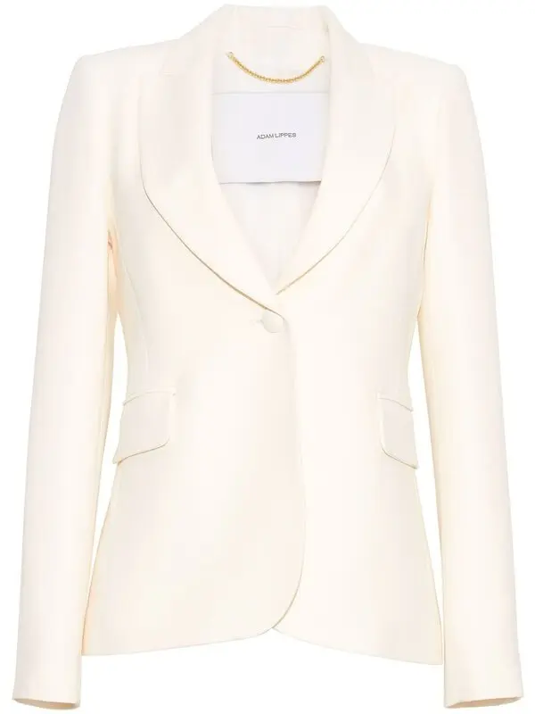 Adam Lippes Single-breasted Tuxedo Blazer - Neutrals
