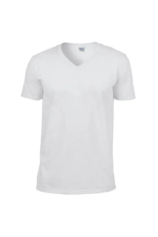 Gildan Soft Style V-neck Short Sleeve T-shirt