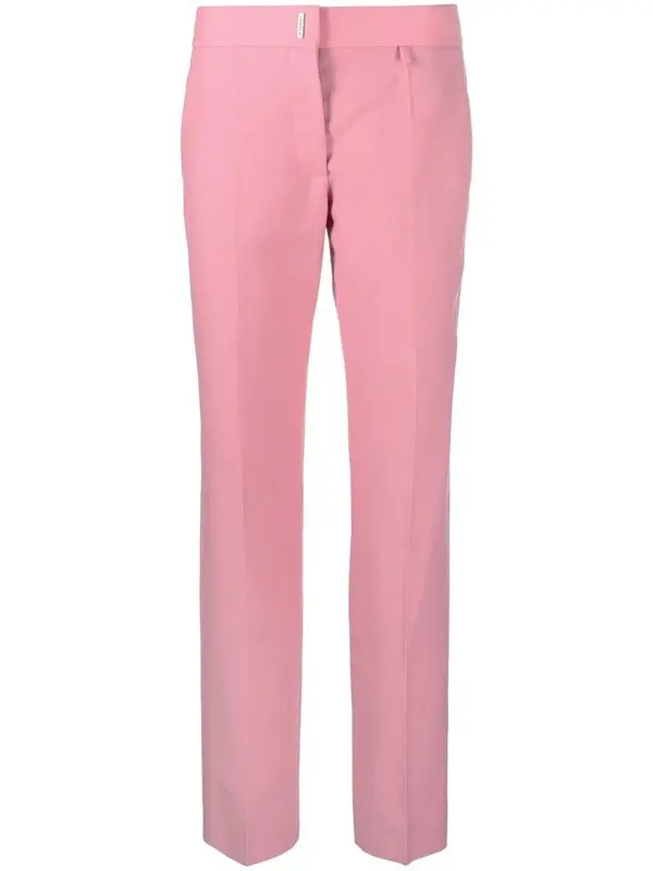 Givenchy Flamingo Wool-mohair Blend Straight-leg Trousers