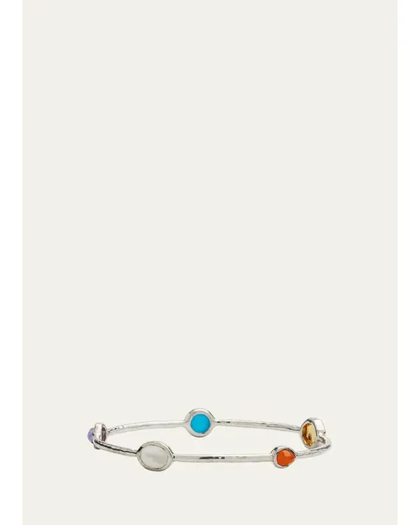 Ippolita 925 Rock Candy Wonderland Sterling Bangle Bracelet - Multi