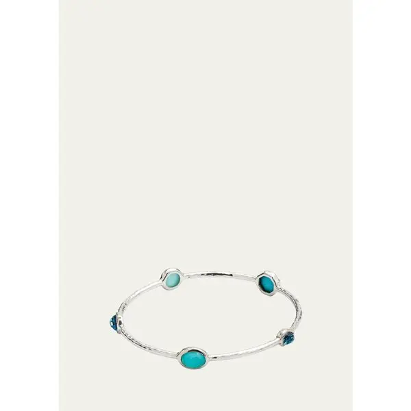 Ippolita 925 Rock Candy Wonderland Sterling Bangle Bracelet - Multi