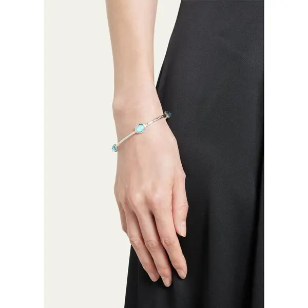 Ippolita 925 Rock Candy Wonderland Sterling Bangle Bracelet - Multi