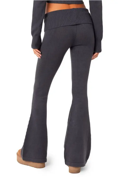 EDIKTED Desiree Knit Flare Pants