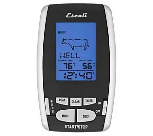 ESCALI Wireless Remote Thermometer And Timer - One-color