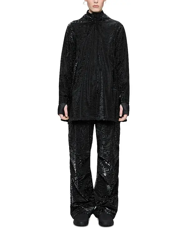 Rains Hooded A-line Jacket - Amp