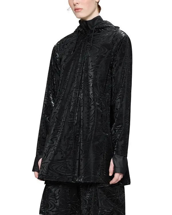 Rains Hooded A-line Jacket - Amp