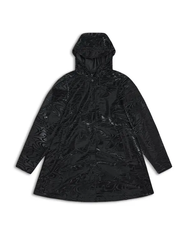 Rains Hooded A-line Jacket - Amp