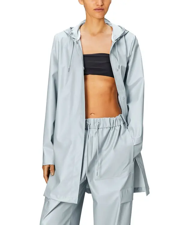 Rains Hooded A-line Jacket - Wind