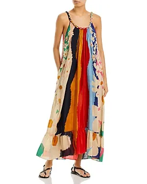 farm rio daisy maxi dress Farm Rio Daisy Maxi Dress In Super Fun - 64% Off