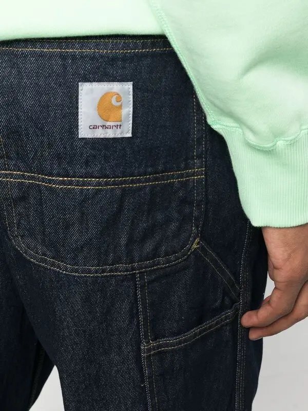 Carhartt Work In Progress Single Knee Jeans - Blue
