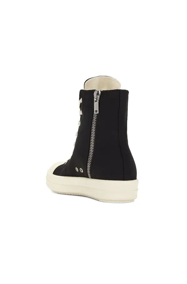 Rick Owens High-top Sneakers With Pentagram Embroidery