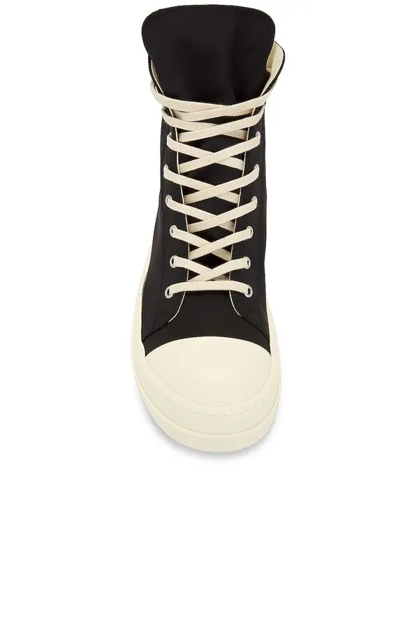 Rick Owens High-top Sneakers With Pentagram Embroidery