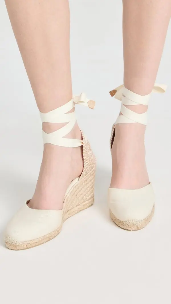 CastaÑer Carina Canvas Espadrilles - White