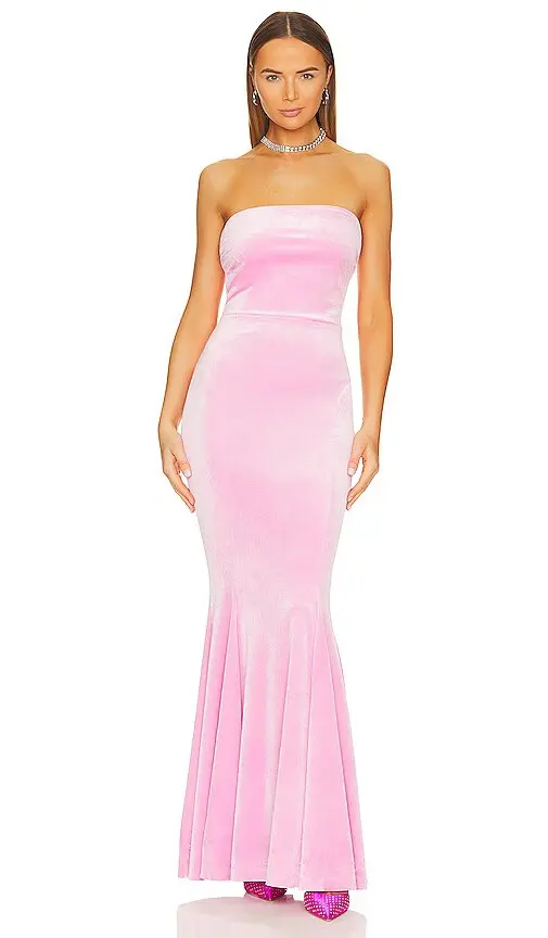 Norma Kamali Fishtail Gown