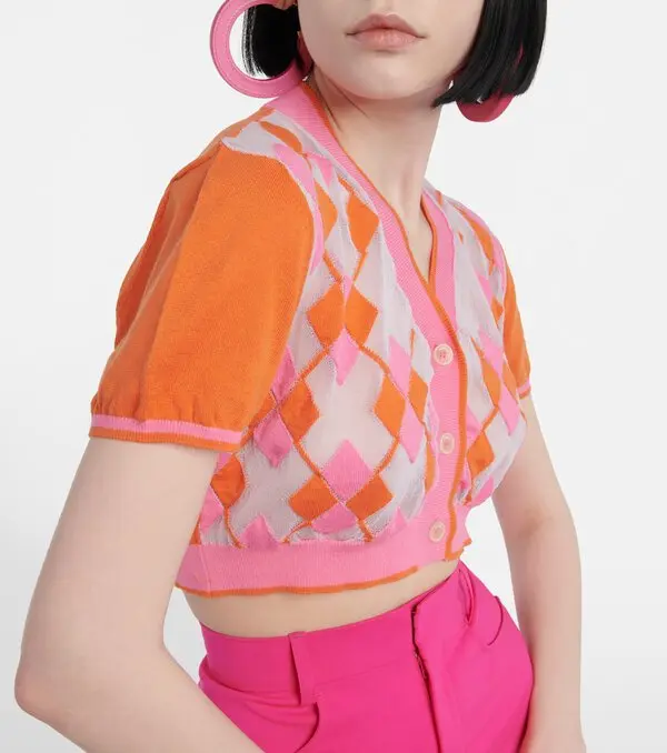 Jacquemus Le Cardigan Toledo Cropped Cardigan - Multicoloured
