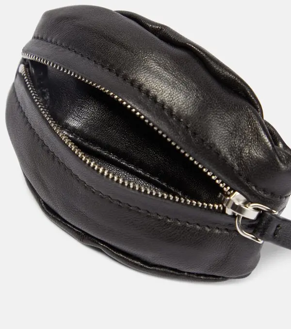 THE ROW Leather Wrist Coin Purse
