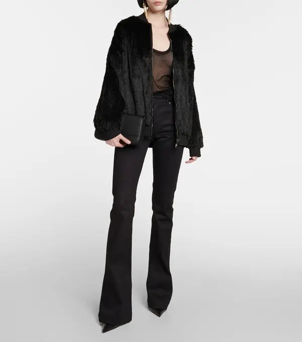 TOM FORD Faux-fur Bomber Jacket