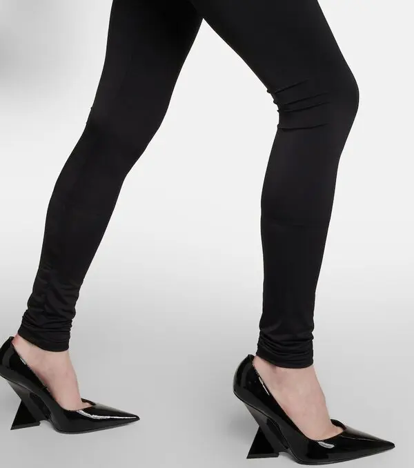 Attico Ruby Halterneck High-rise Slim Pants