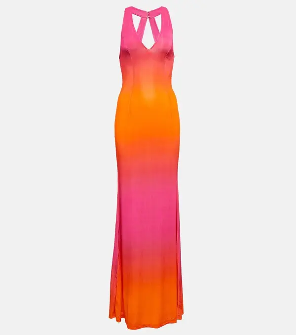 LOUISA BALLOU High Sea Printed Maxi Dress - Multicoloured