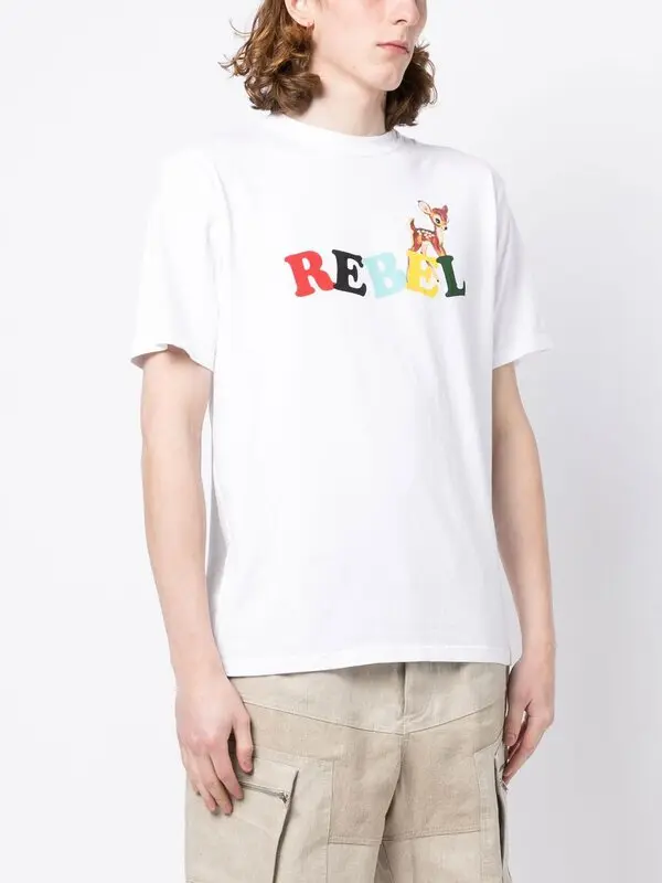 Undercover Cartoon-print Cotton T-shirt