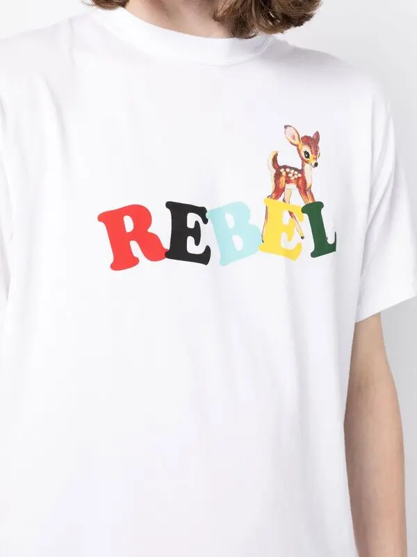 Undercover Cartoon-print Cotton T-shirt