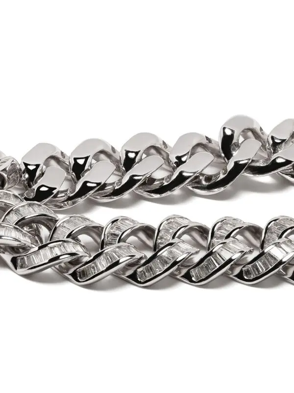 Shay 18k White Gold Diamond Chain-link Bracelet