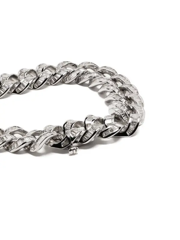 Shay 18k White Gold Diamond Chain-link Bracelet