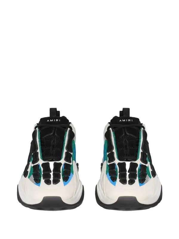 Amiri Bone Runner Panelled Sneakers - Black