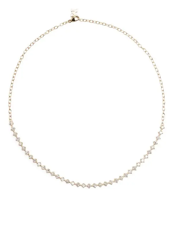 Mateo 14kt Yellow Diamond Choker Necklace - Gold