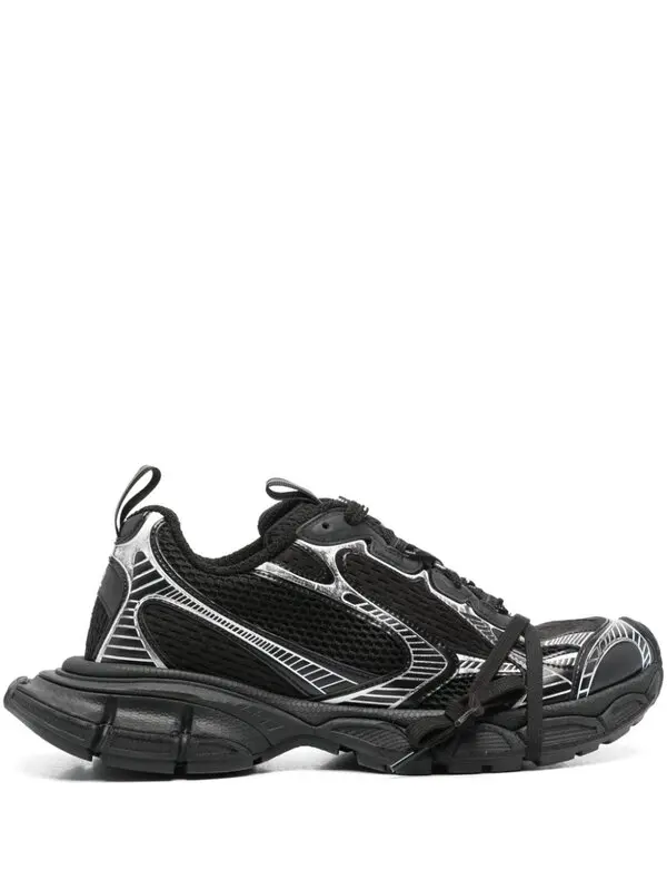 Balenciaga 3xl Panelled Sneakers - Black