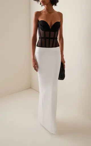 MONOT Maxi Pencil Skirt