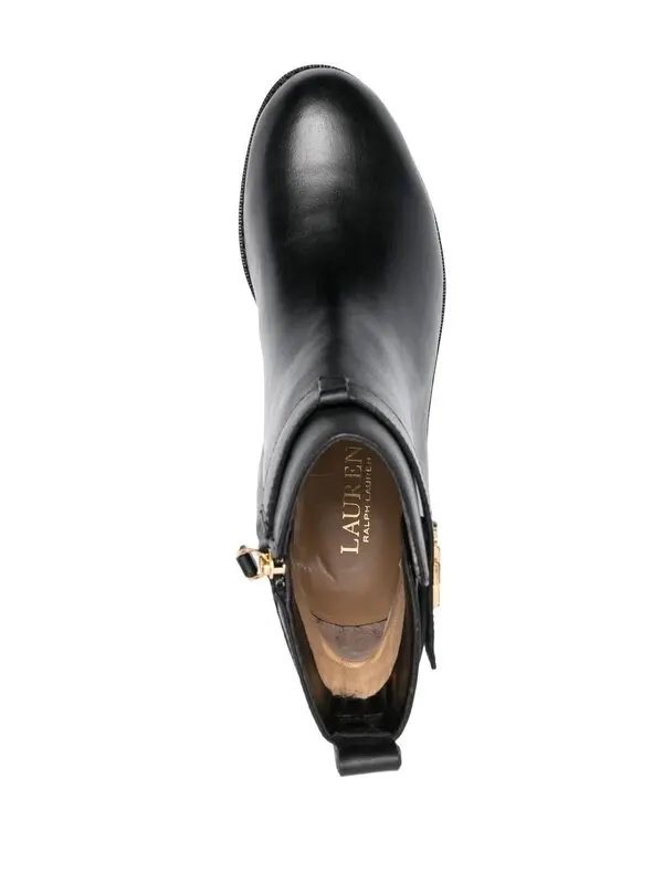 Ralph Lauren Briele Leather Ankle Boots