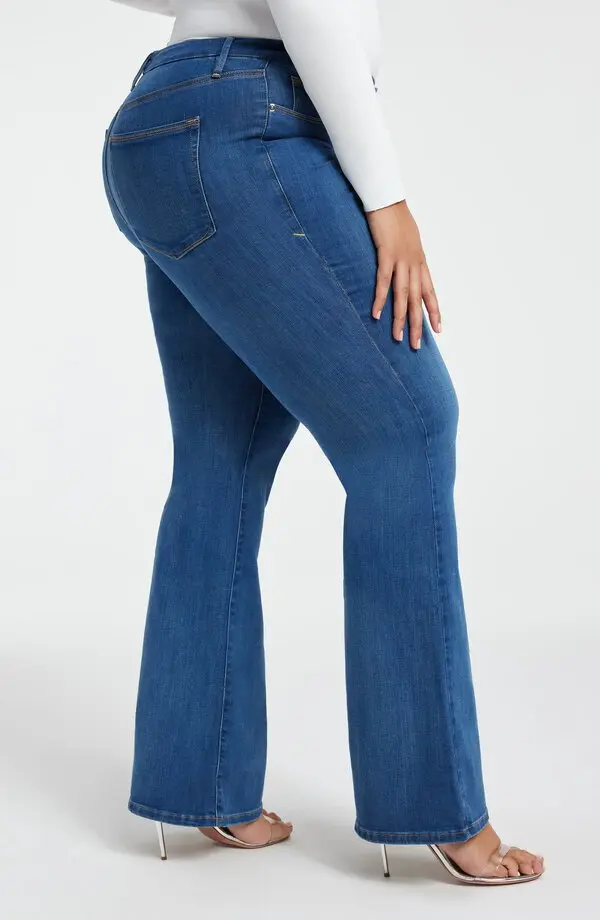 Good American Good Legs Flare Jeans