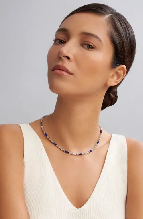 Lagos Caviar Ceramic Station Necklace