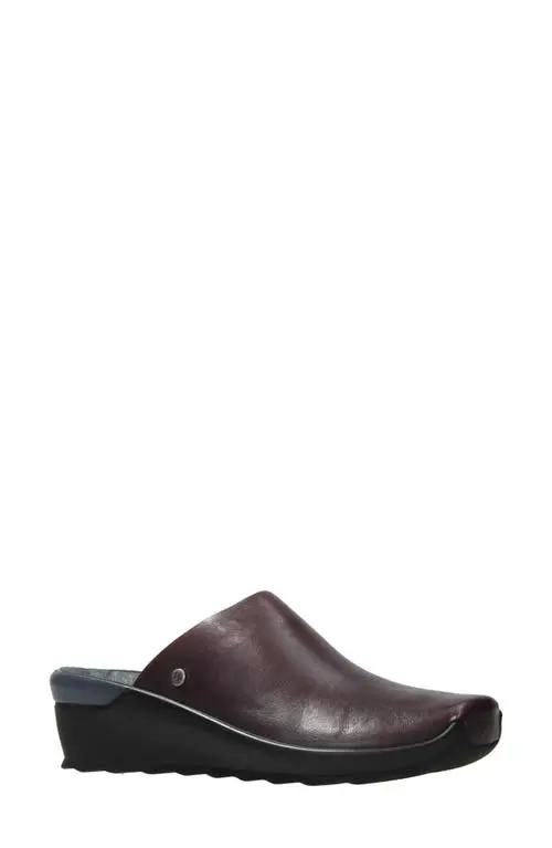 WOLKY Go Wedge Clog - Bordo