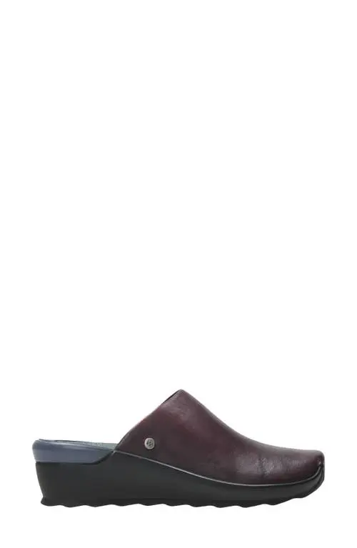 WOLKY Go Wedge Clog - Bordo