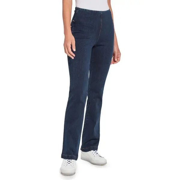 Lyssé Essentials High Waist Bootcut Pants - Indigo