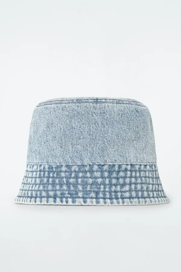 Cos Denim Bucket Hat - Light Blue